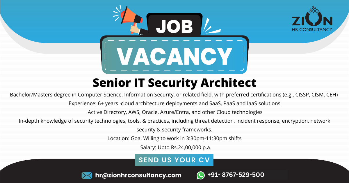 Sr IT Security Architect